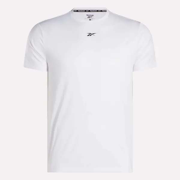REEBOK Short Sleeve Tech Training T-shirt - White