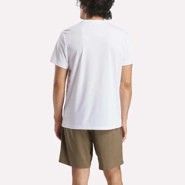 REEBOK Short Sleeve Tech Training T-shirt - White