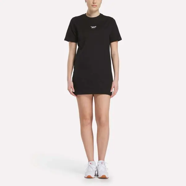 REEBOK Oversized T-shirt Dress - Black