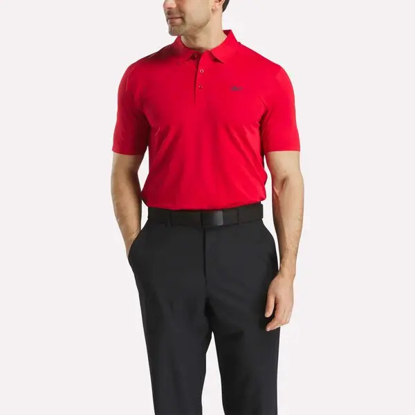 REEBOK Short Sleeve Bonded Micro Pique Polo Shirt
