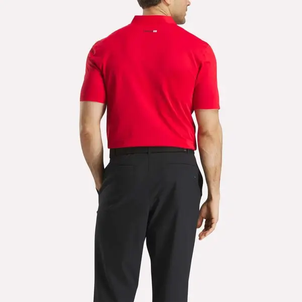 REEBOK Short Sleeve Bonded Micro Pique Polo Shirt