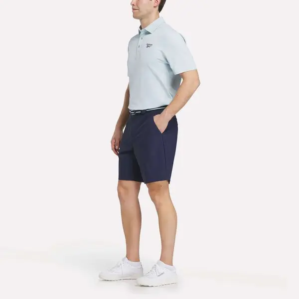 REEBOK Bonded Pique Polo Shirt - Ice Blue