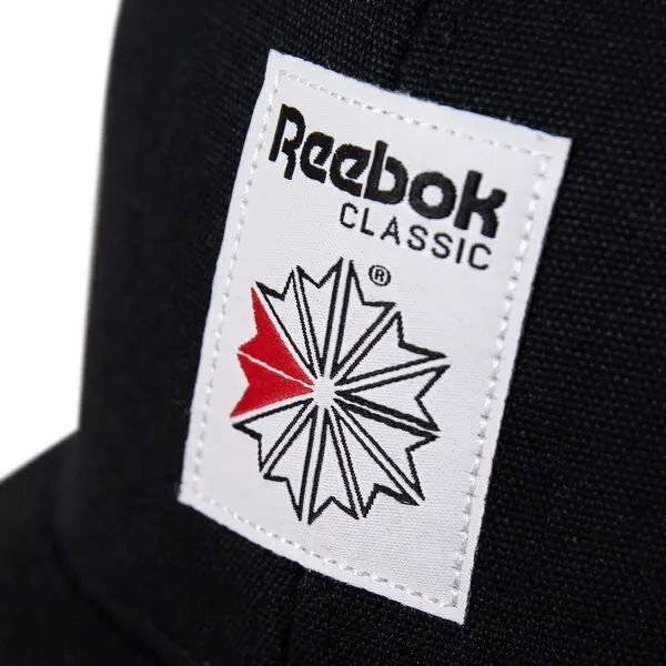 REEBOK Woven Patch Vector Trucker Cap - Black