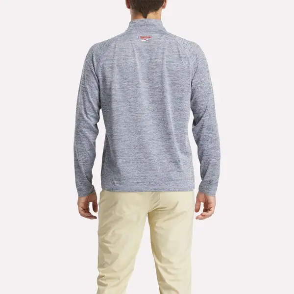 REEBOK Quarter Zip Sweatshirt - Vector Navy