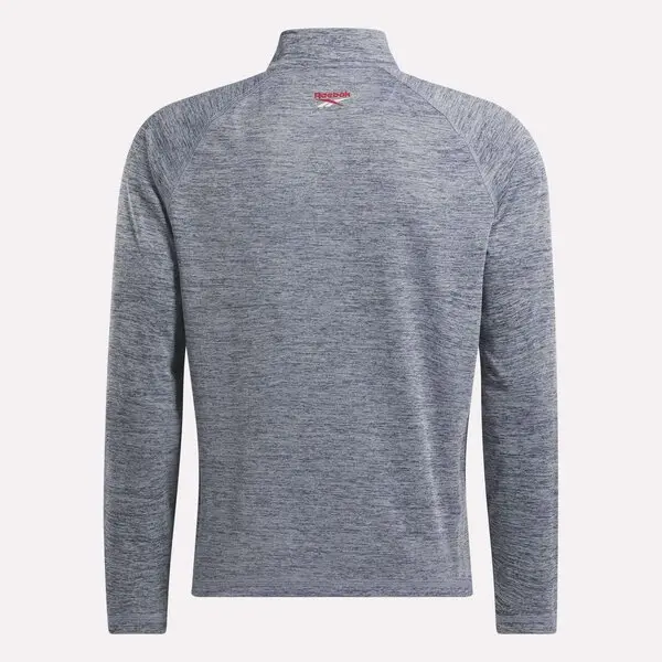 REEBOK Quarter Zip Sweatshirt - Vector Navy