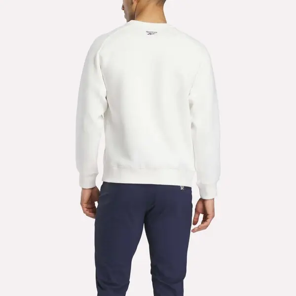 REEBOK Scuba Knit Crewneck Sweatshirt - Chalk