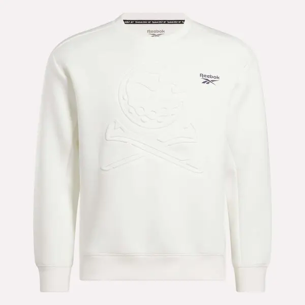 REEBOK Scuba Knit Crewneck Sweatshirt - Chalk