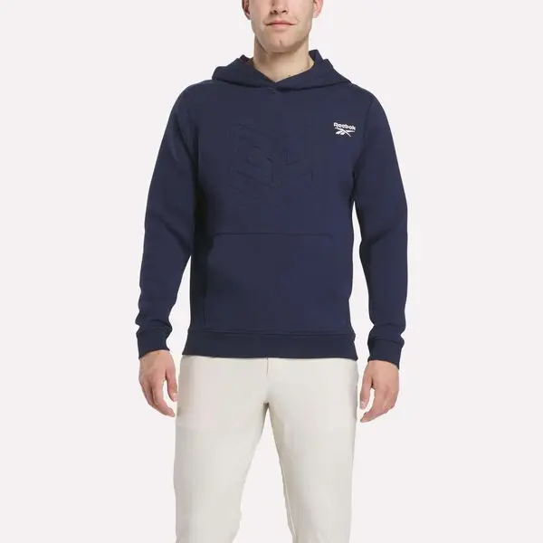 REEBOK Scuba Knit Golf Hoodie - Vector Navy
