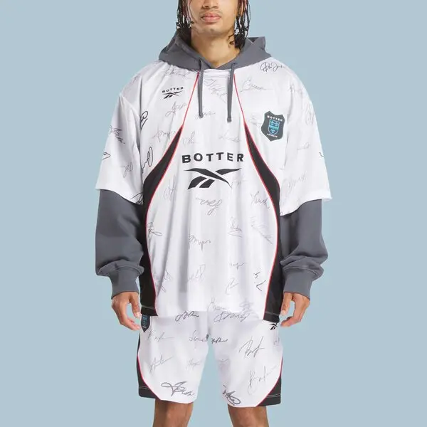 REEBOK X Botter Ltd Soccer Hybrid Hoodie - Autograph Print