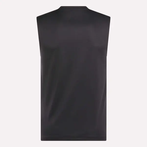 REEBOK Sleeveless Tech Training T-shirt - Black