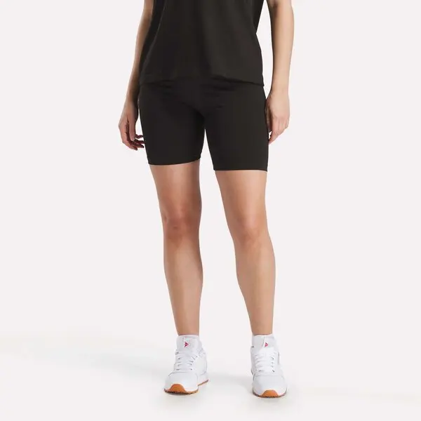 REEBOK Small Logo Cycle Shorts - Black