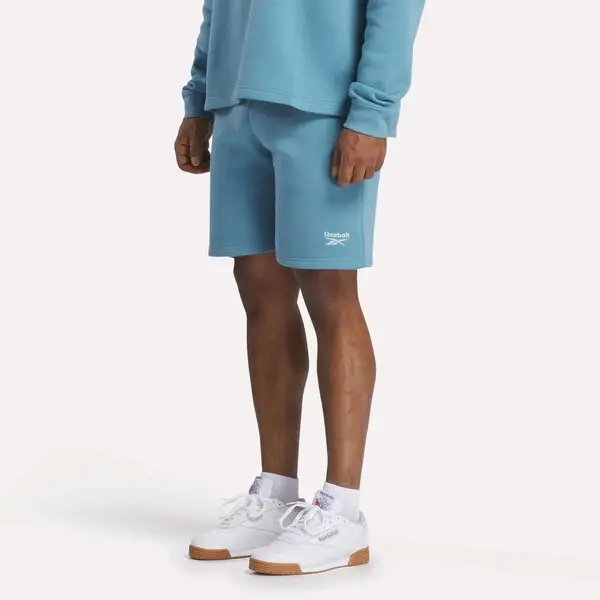 REEBOK Wardrobe Essentials Fleece Shorts - Warped Blue