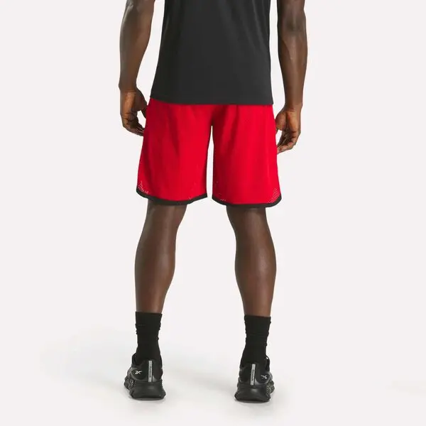 REEBOK Basketball Mesh Shorts With Vector Style