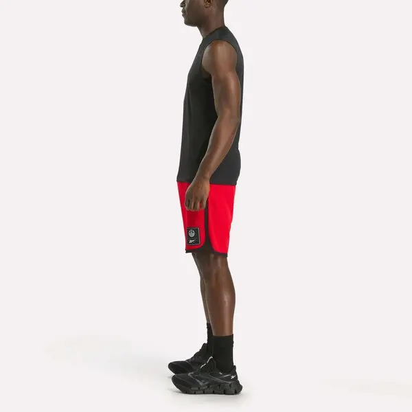 REEBOK Basketball Mesh Shorts With Vector Style