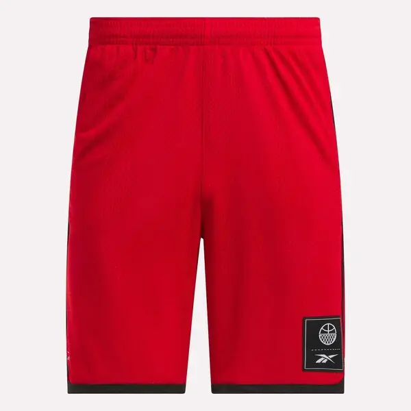 REEBOK Basketball Mesh Shorts With Vector Style