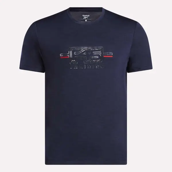 REEBOK X F45 Training Coach T-shirt - Vector Navy