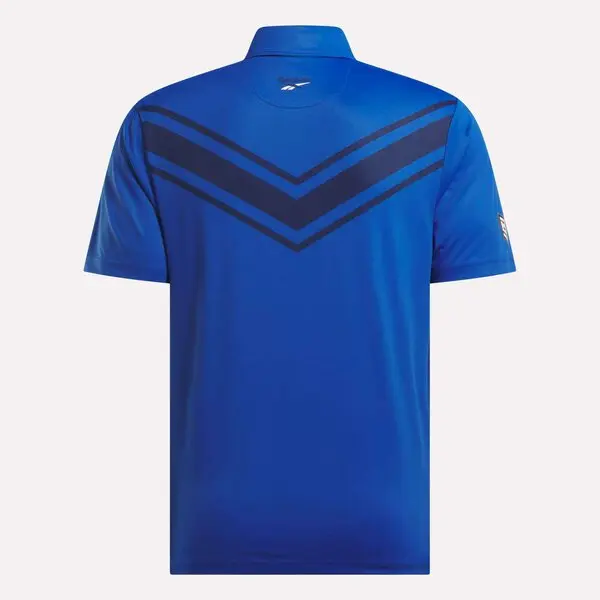 REEBOK Bdc Colorblocked Polo Shirt - Vector Blue