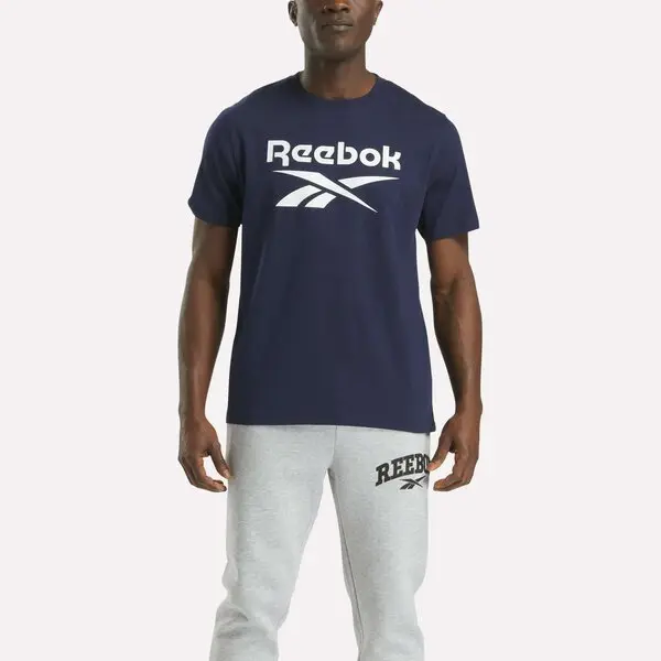REEBOK Big Logo Crewneck Short Sleeve Tee