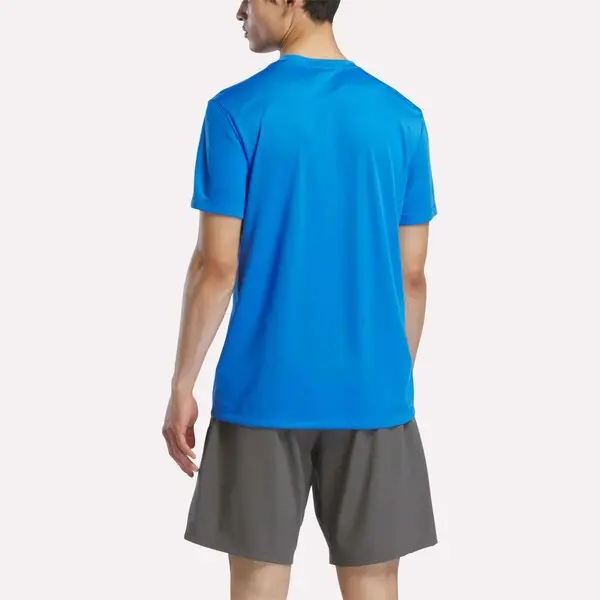 REEBOK Short Sleeve Tech Training T-shirt - Virtual Blue