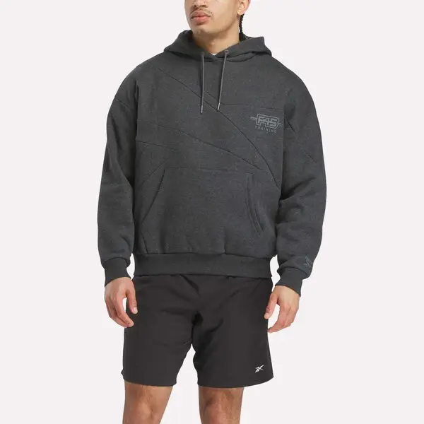 REEBOK X F45 Training Relaxed Hoodie - Charcoal Marl