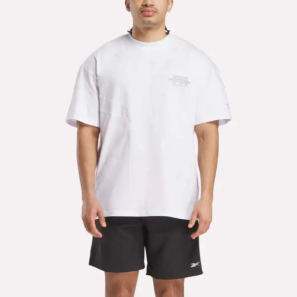 REEBOK X F45 Training Relaxed Fit T-shirt - White/grey 3