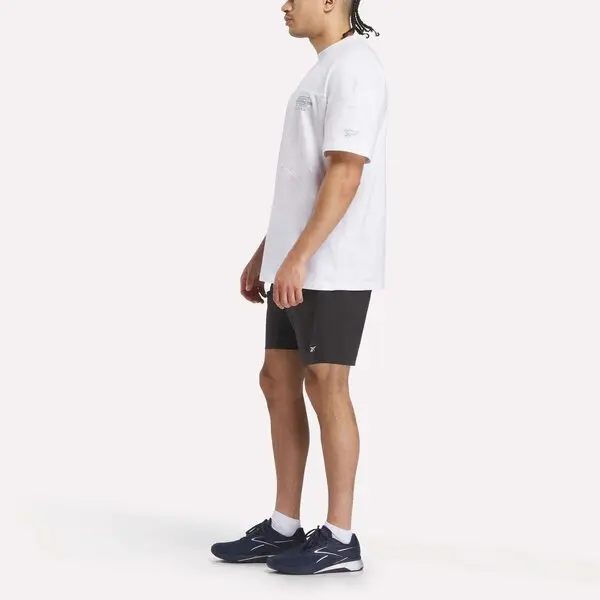 REEBOK X F45 Training Relaxed Fit T-shirt - White/grey 3