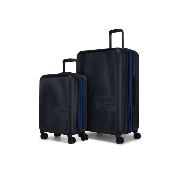 REEBOK Action Duo 2-piece Luggage Set - Black