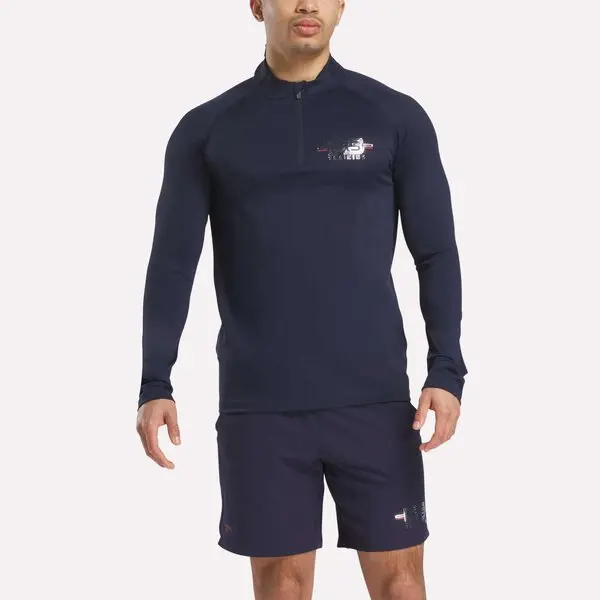REEBOK X F45 Training Performance Quarter-zip Top