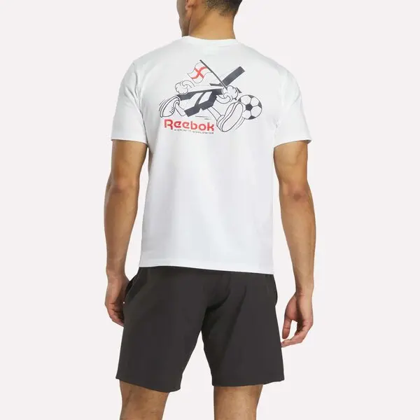 REEBOK England Football Graphic T-shirt - White