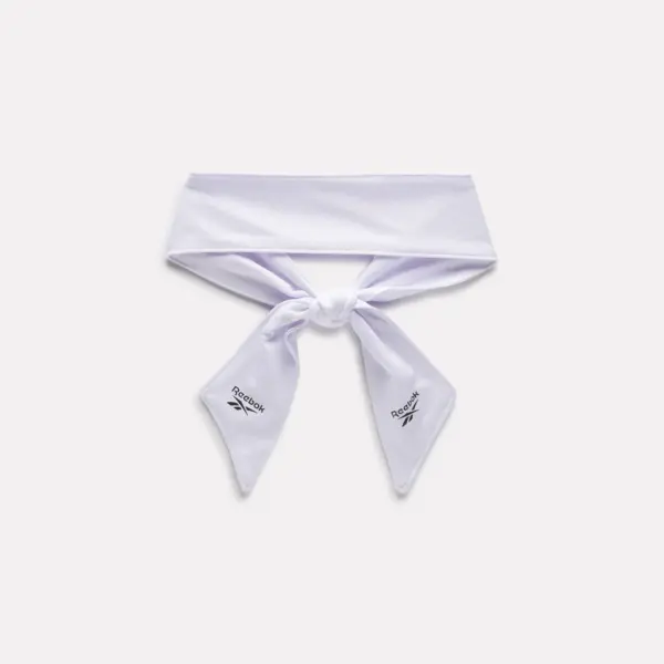 REEBOK Adjustable Tie Headwrap - White