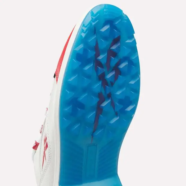 REEBOK Spikeless Golf Shoes With Leather Upper And Contrasting Toe - White/vector Red