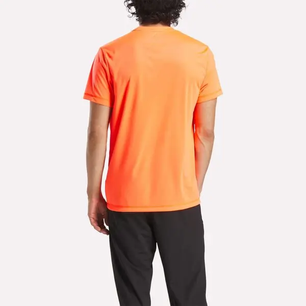 REEBOK Short Sleeve Tech Training T-shirt - Flash Orange