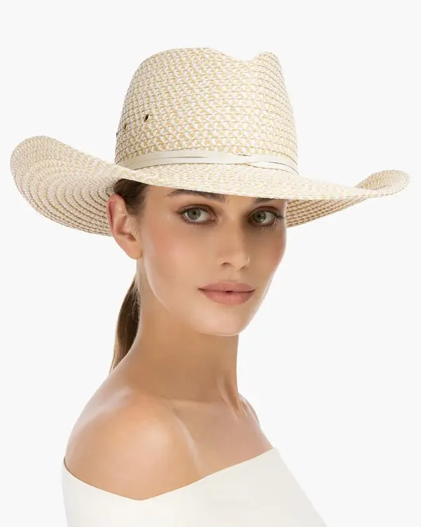 Eric Javits Western Straw Hat With