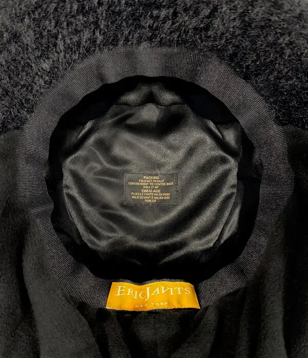 Eric Javits Fuzzy Nylon Bucket Hat - Black