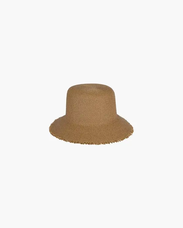 Eric Javits Squishee Bucket Straw Hat - Natural