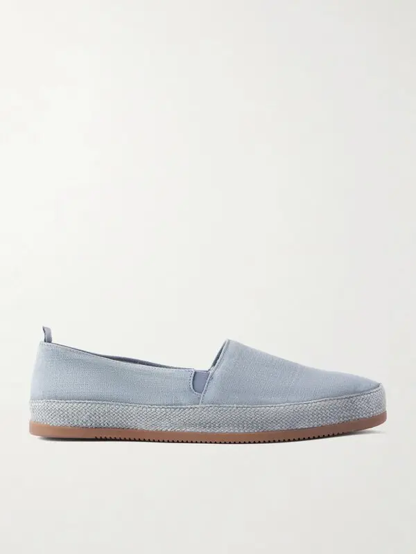 Mulo Canvas Espadrilles - Blue
