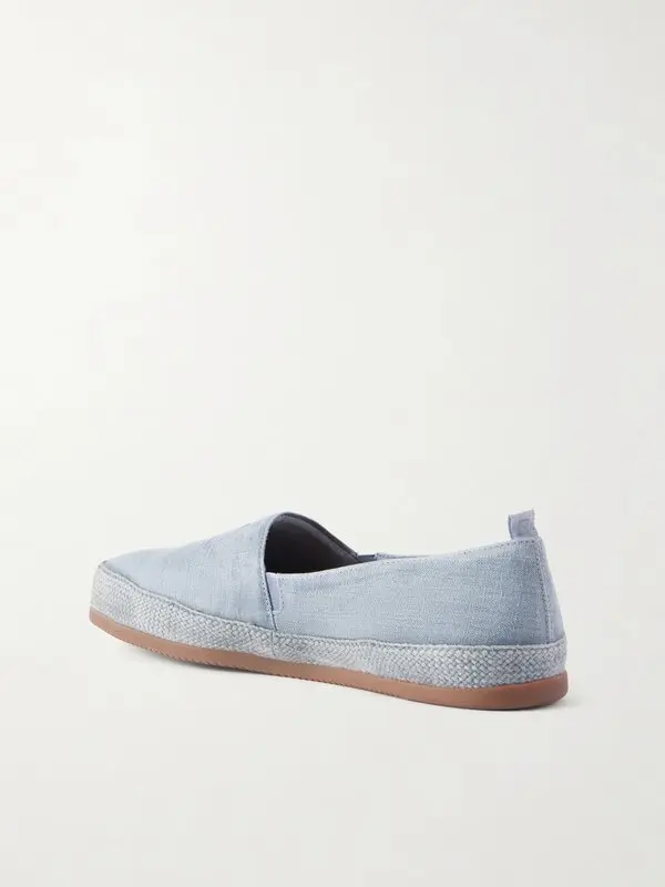 Mulo Canvas Espadrilles - Blue