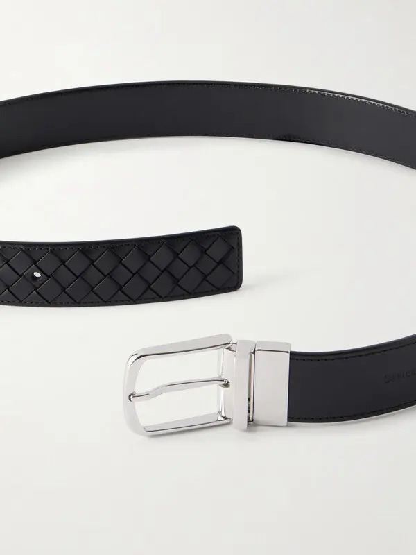 Officine Creative 4cm Woven Leather Belt