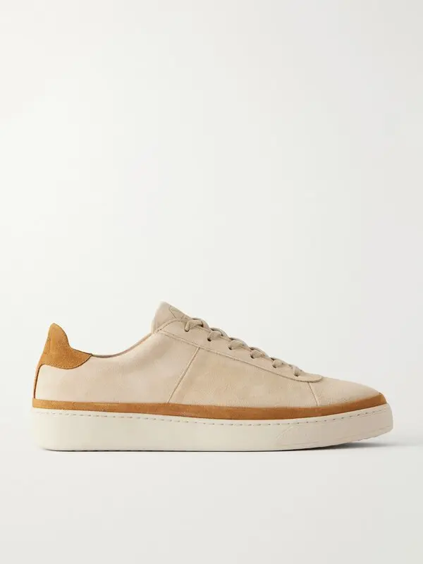 Mulo Suede Sneakers - Neutrals