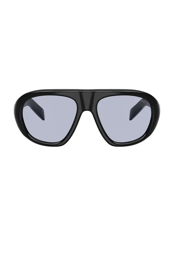 Prada Irregular Sunglasses - Black