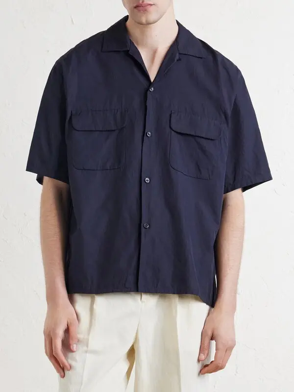 KAPTAIN SUNSHINE Cotton And Silk-blend Shirt