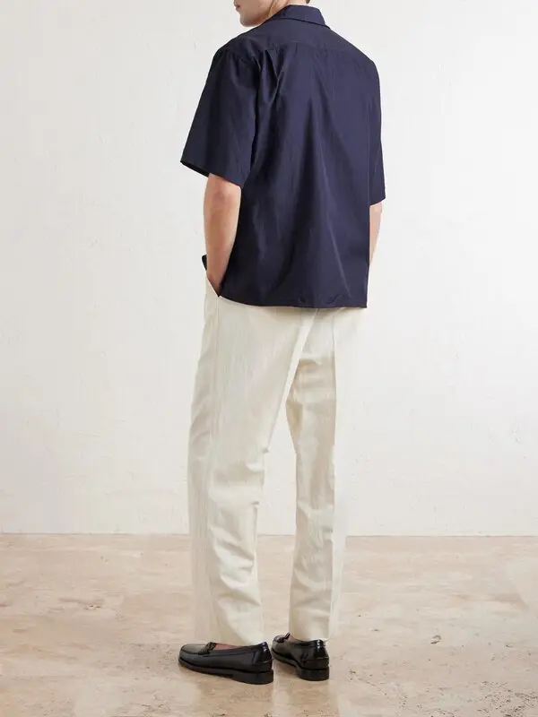 KAPTAIN SUNSHINE Cotton And Silk-blend Shirt
