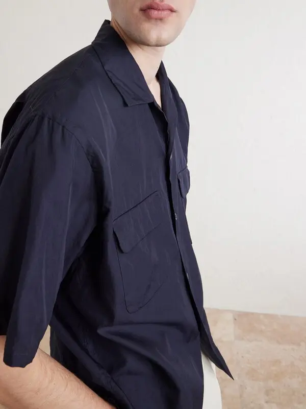KAPTAIN SUNSHINE Cotton And Silk-blend Shirt