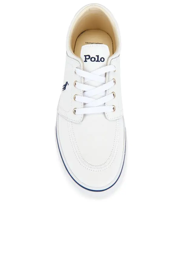 Polo Ralph Lauren Faxon Leather Low Top Sneaker - White