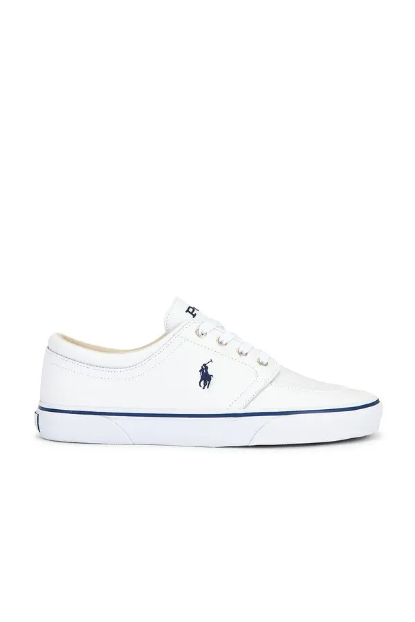 Polo Ralph Lauren Faxon Leather Low Top Sneaker