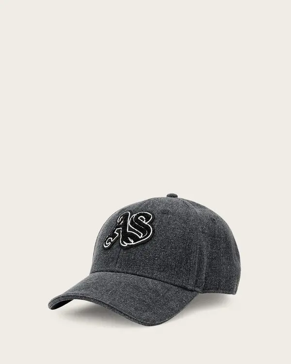ALLSAINTS Blair Denim Baseball Cap - Black