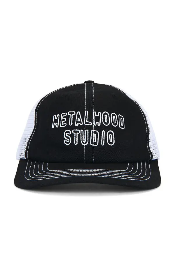 METALWOOD STUDIO Cutie 6-panel Trucker Hat - Black