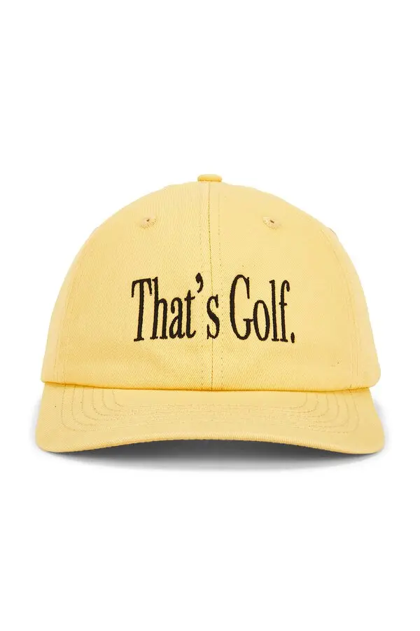 METALWOOD STUDIO That's Golf Dad Hat - Yellow