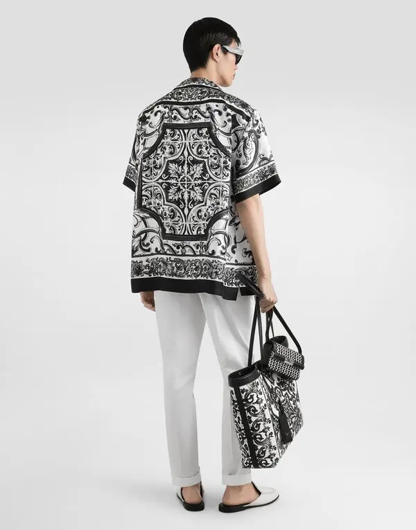 Dolce & Gabbana Cotton Gabardine Trousers