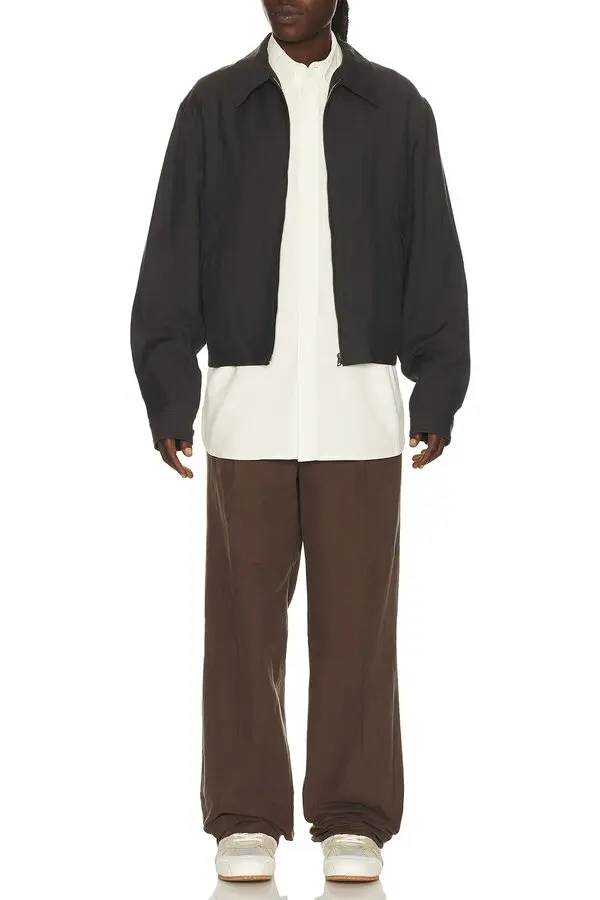 Fear Of God Signature Button Up Shirt In White